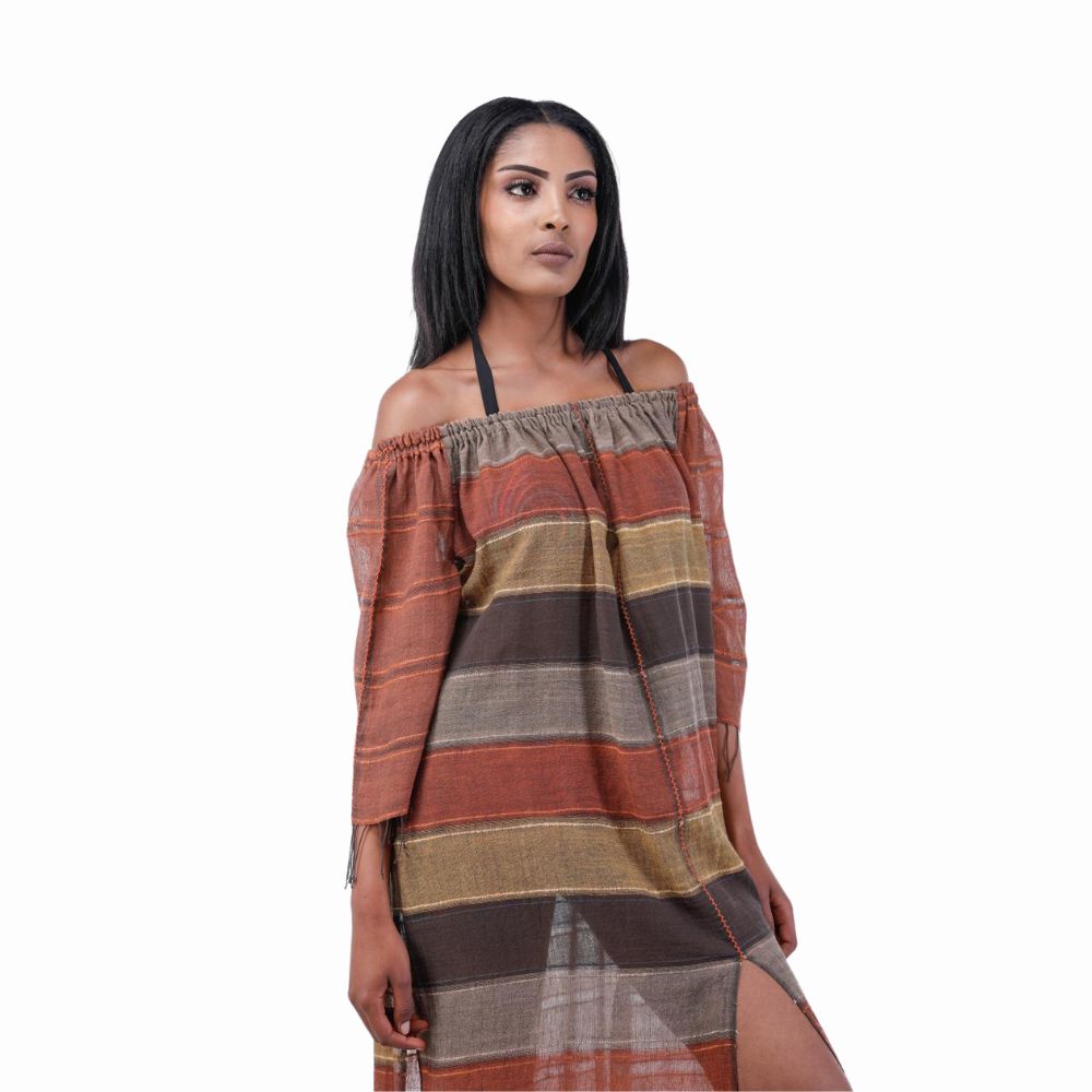 Danakil Dress Earth - Genet Collection