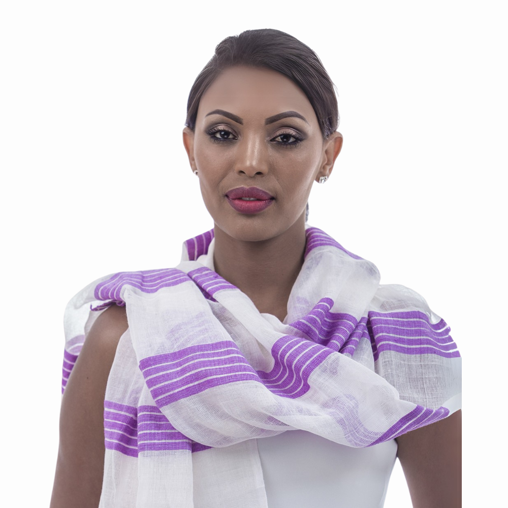 Zewd Handwoven Shawl - Genet Collection